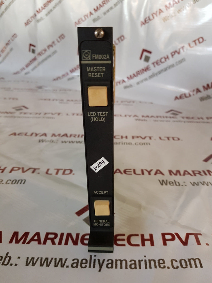 General monitors fm02a-311-100-000 control board – Aeliya Marine Tech
