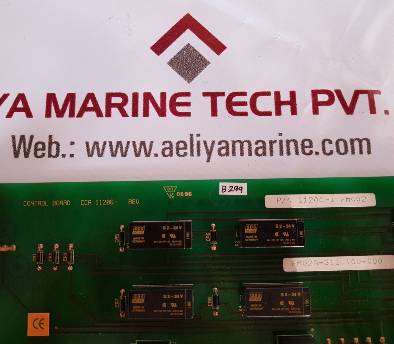 General monitors fm02a-311-100-000 control board – Aeliya Marine Tech