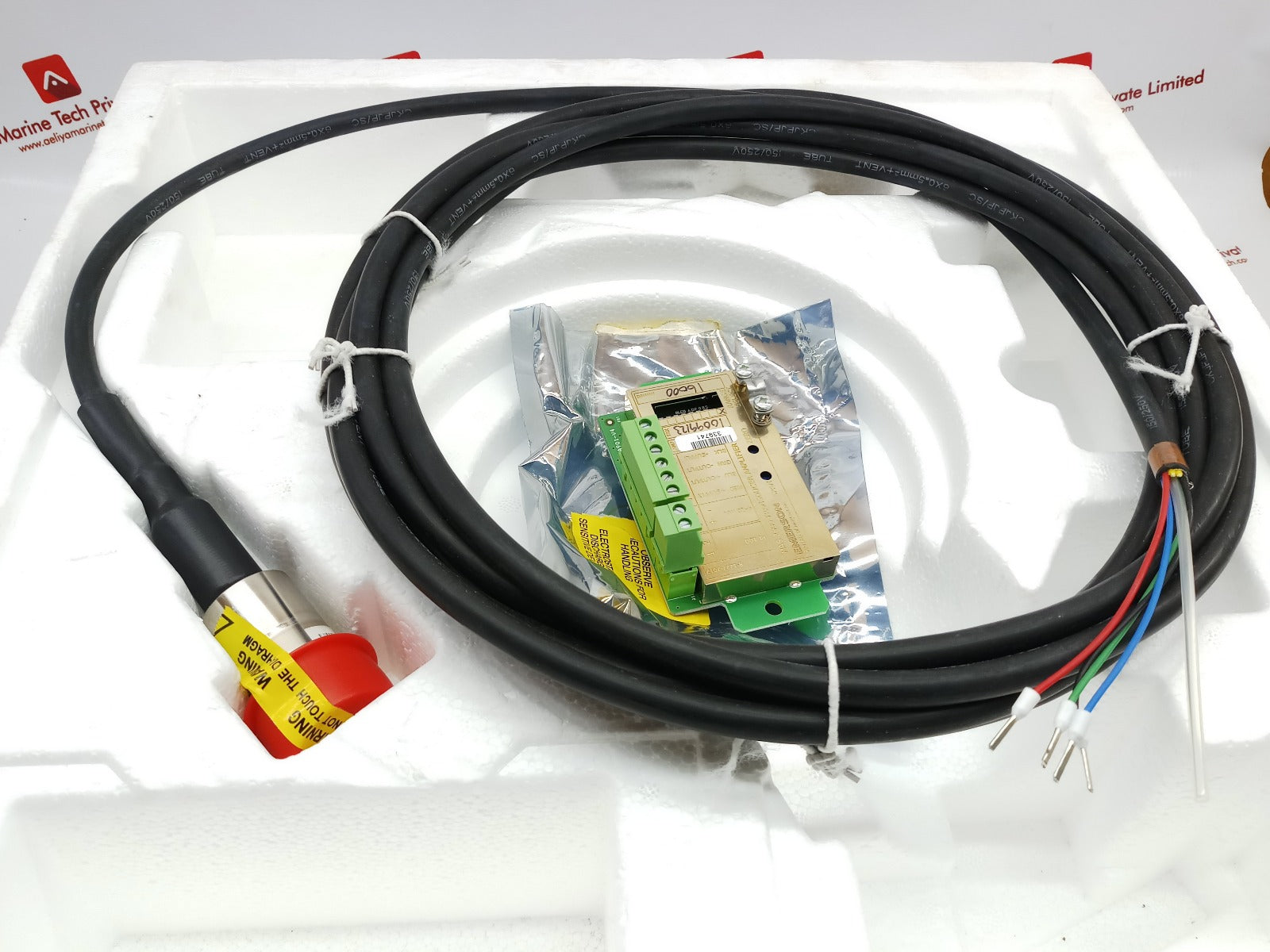 Emerson mas 2600 transducer amplifier with mas 2600-g30-05-0/0p sensor ...