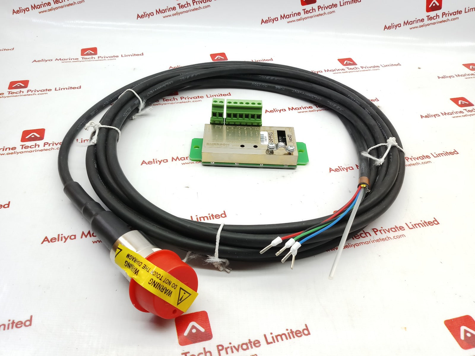 Emerson mas 2600 transducer amplifier with mas 2600-g30-05-0/0p sensor ...