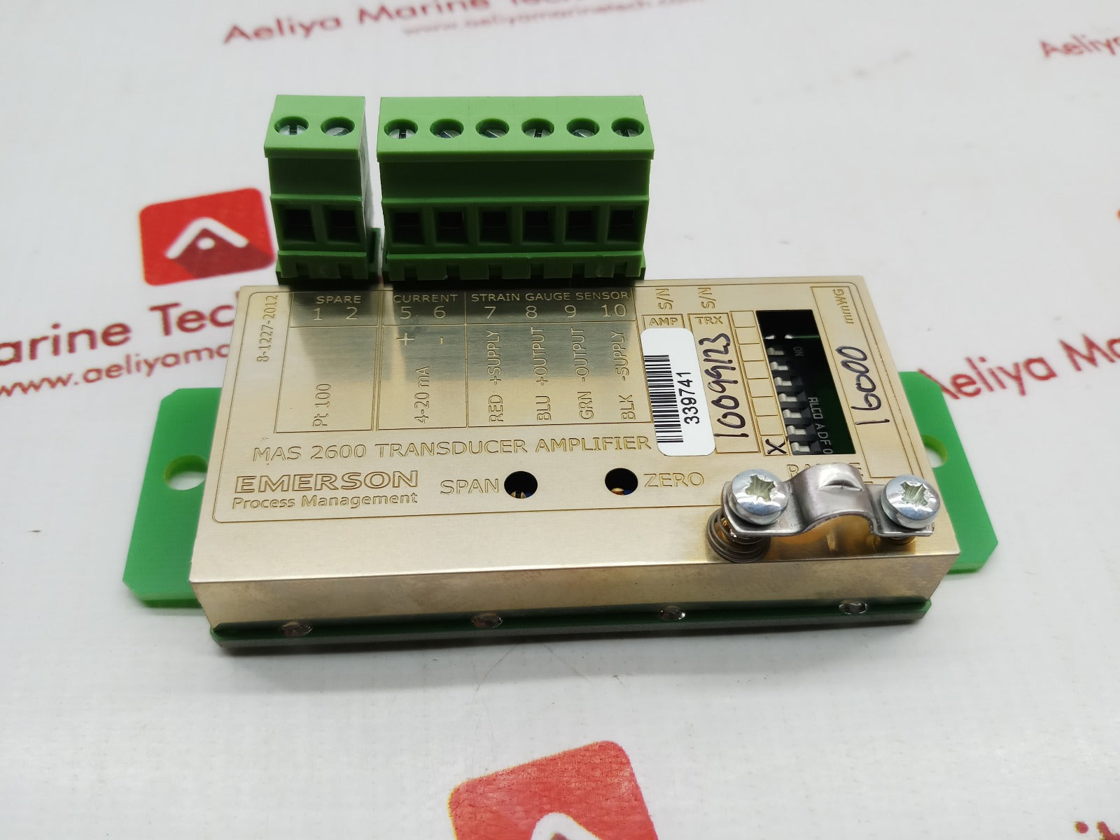 Emerson mas 2600 transducer amplifier with mas 2600-g30-05-0/0p sensor ...