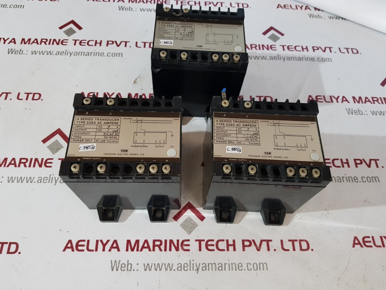 Yokogawa a series transducer 2283 ac ampere – Aeliya Marine Tech