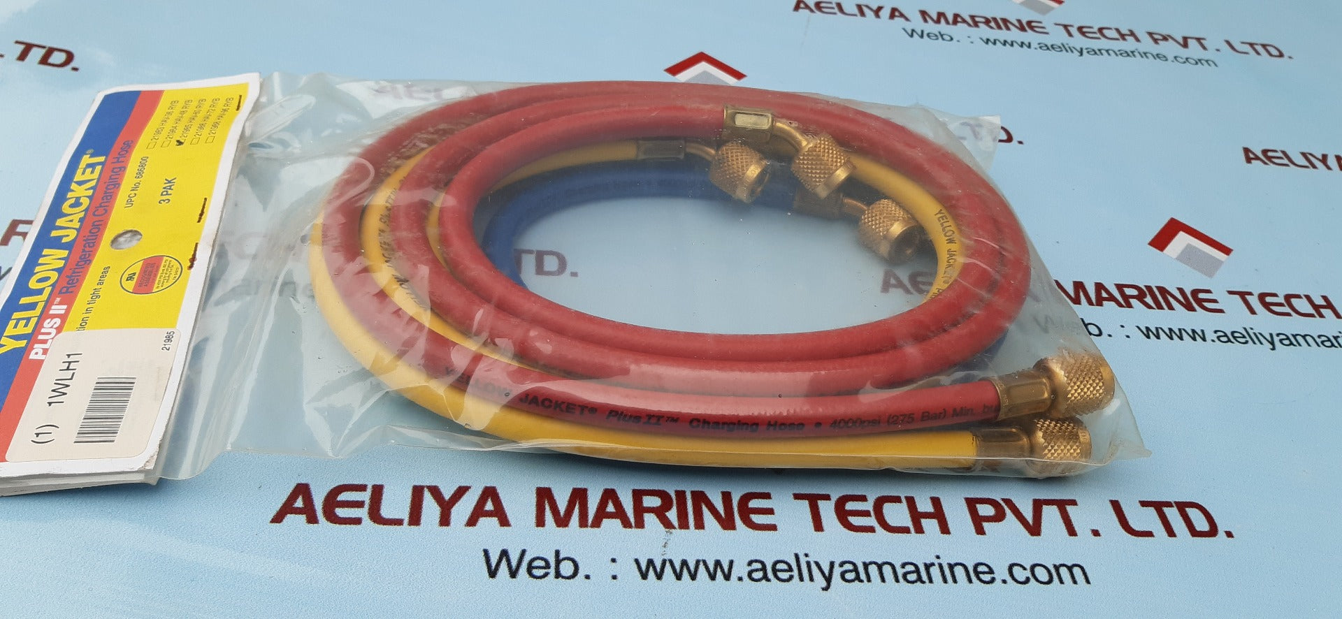 RITCHIE YELLOW JACKET PLUS II REFRIGERATION CHARGING HOSE 3 PACK ...