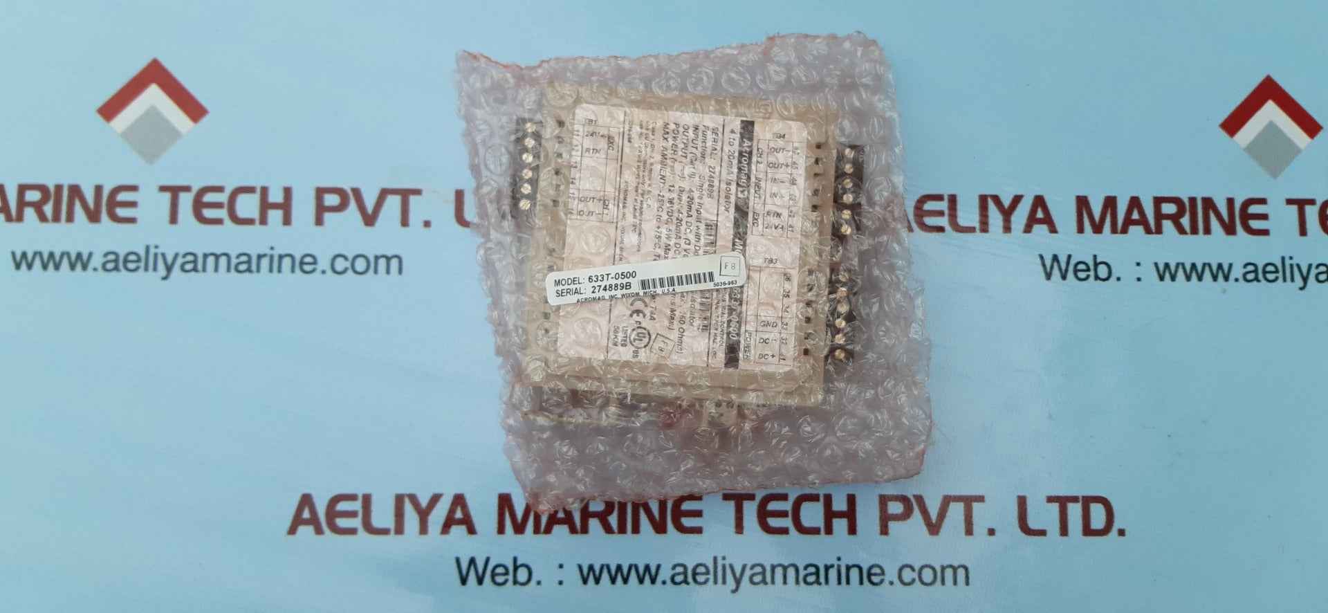 Acromag 633t-0500 splitter isolator 4 to 20ma – Aeliya Marine Tech