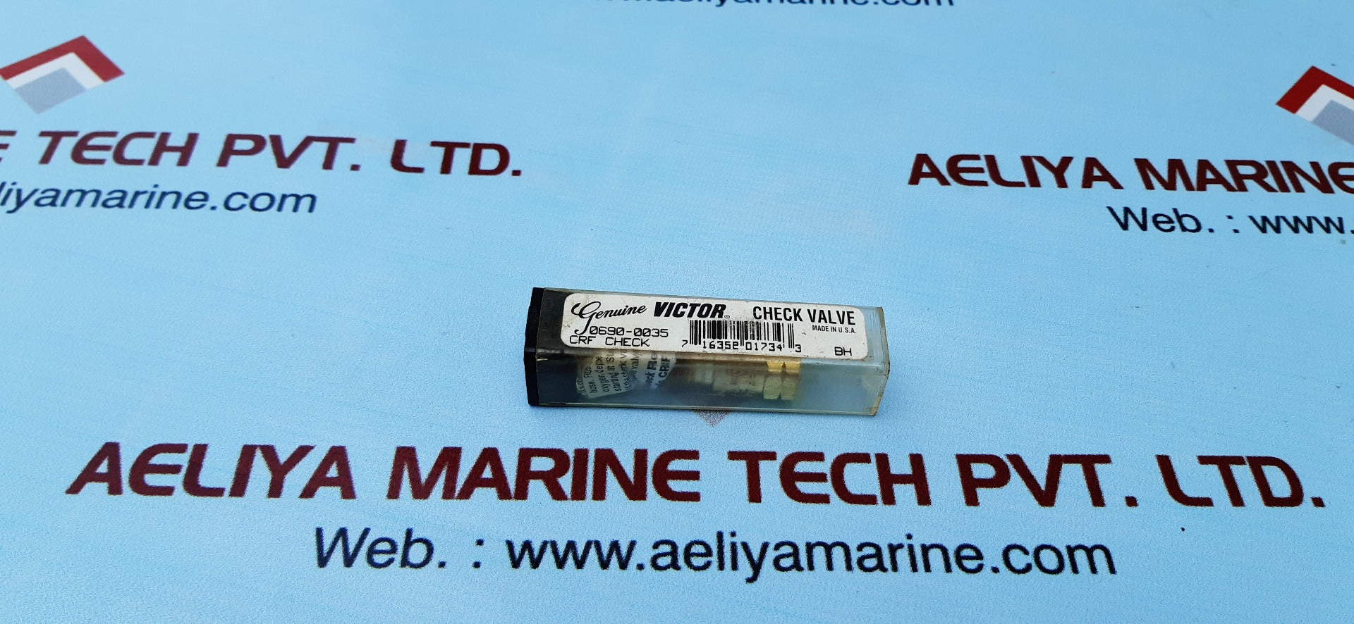 Victor crf back pressure check valve 200 psig max – Aeliya Marine Tech
