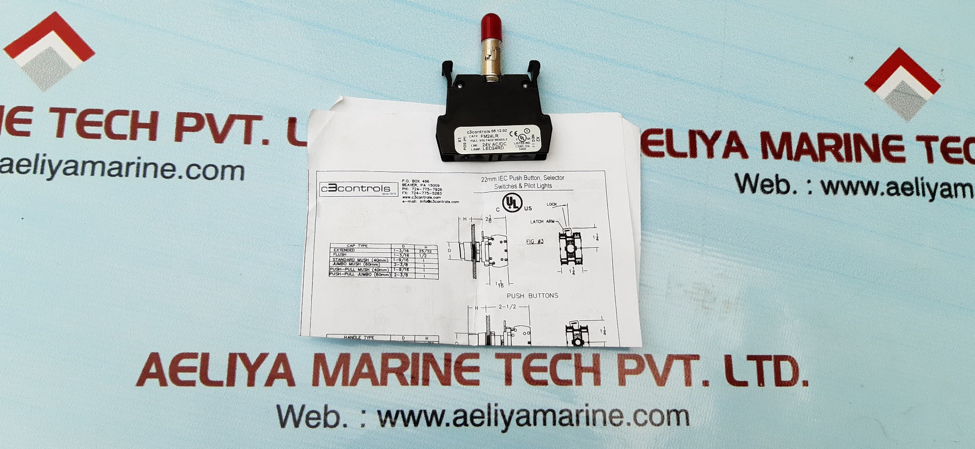 C3 controls fm24lr full voltage module – Aeliya Marine Tech