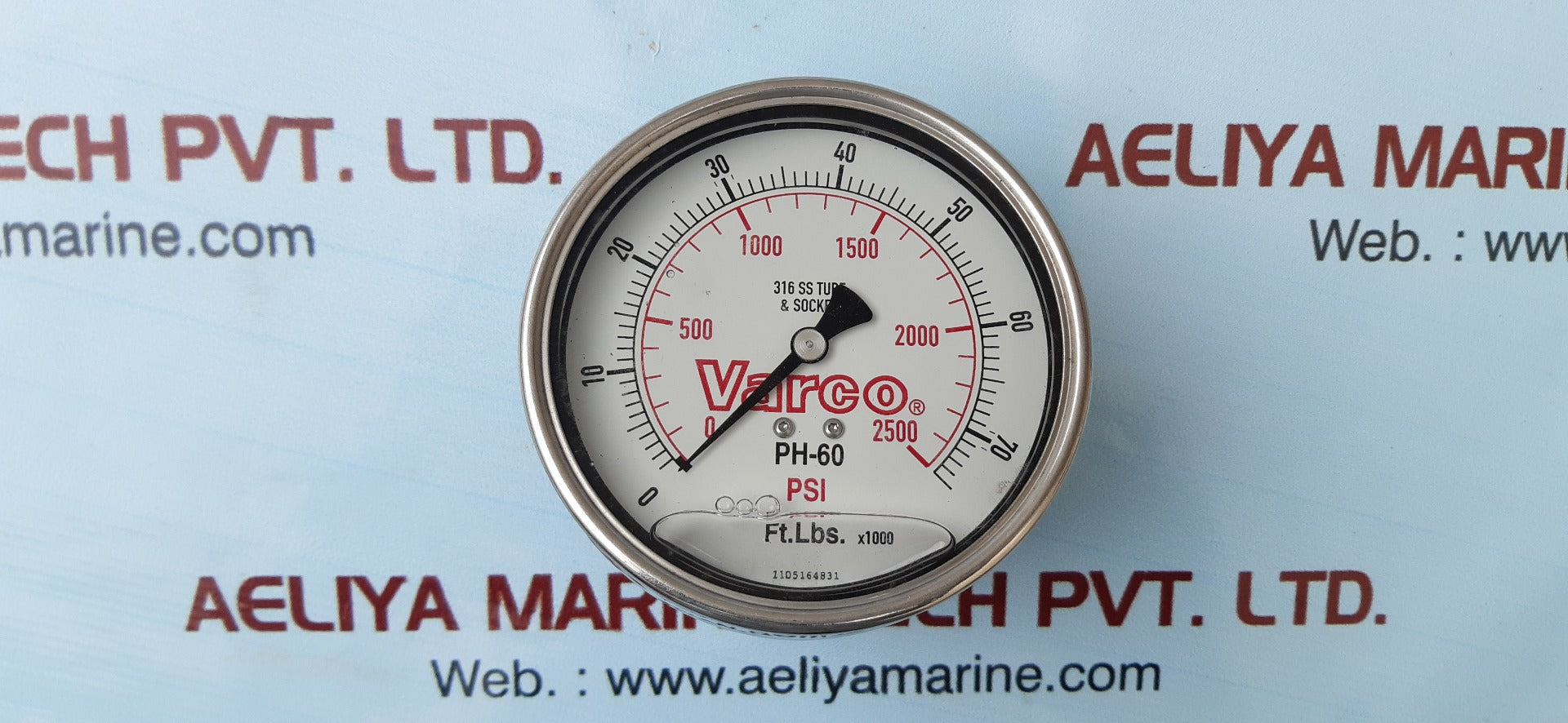 Varco ph-60 pressure gauge – Aeliya Marine Tech