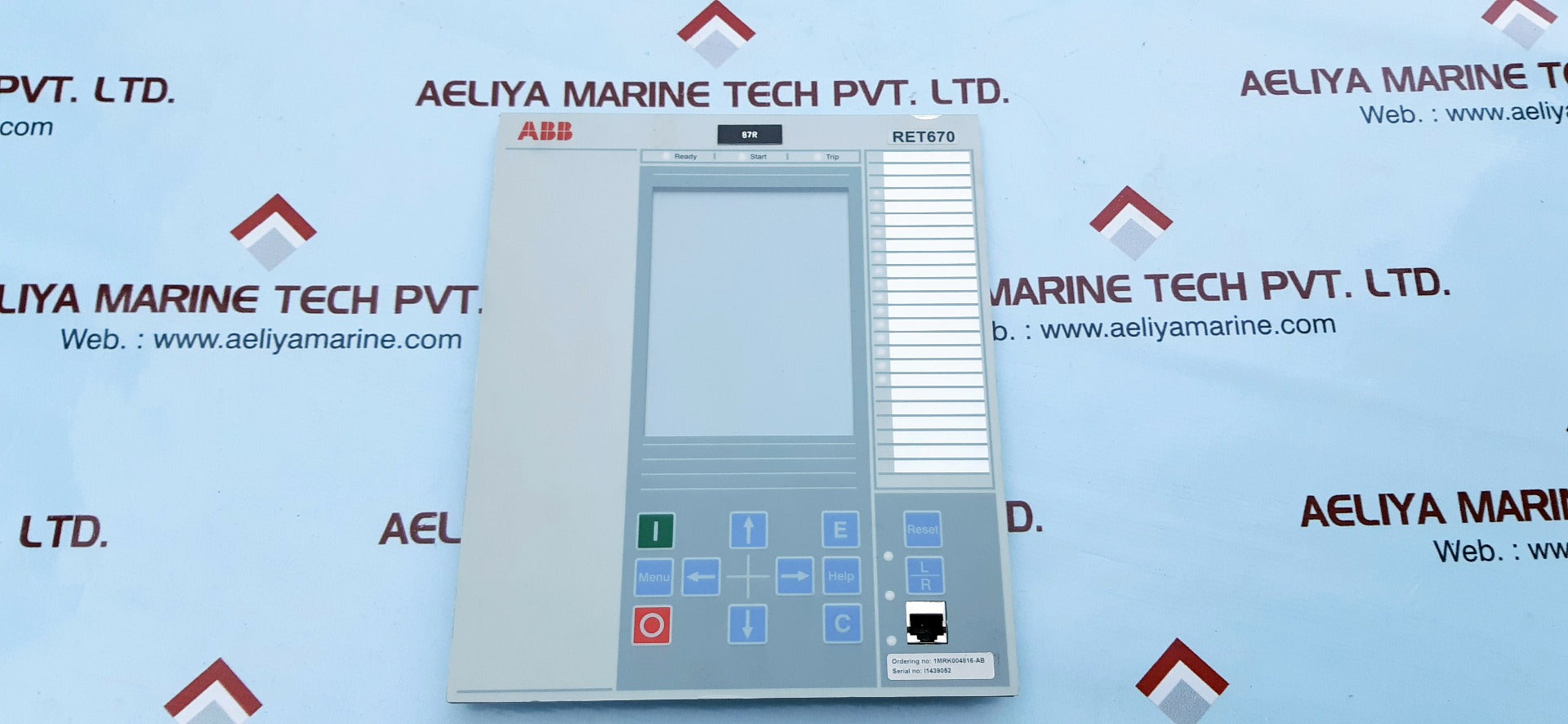 ABB RET670 Display 1MRK000008-LBR02 – Aeliya Marine Tech
