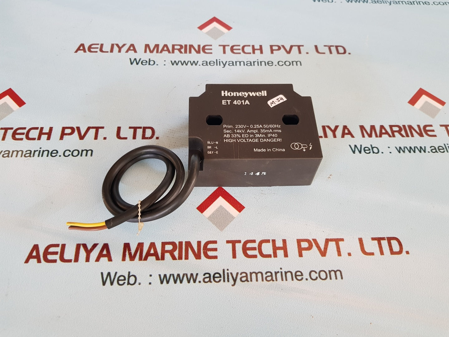 Honeywell et 401a Ignition transformer – Aeliya Marine Tech