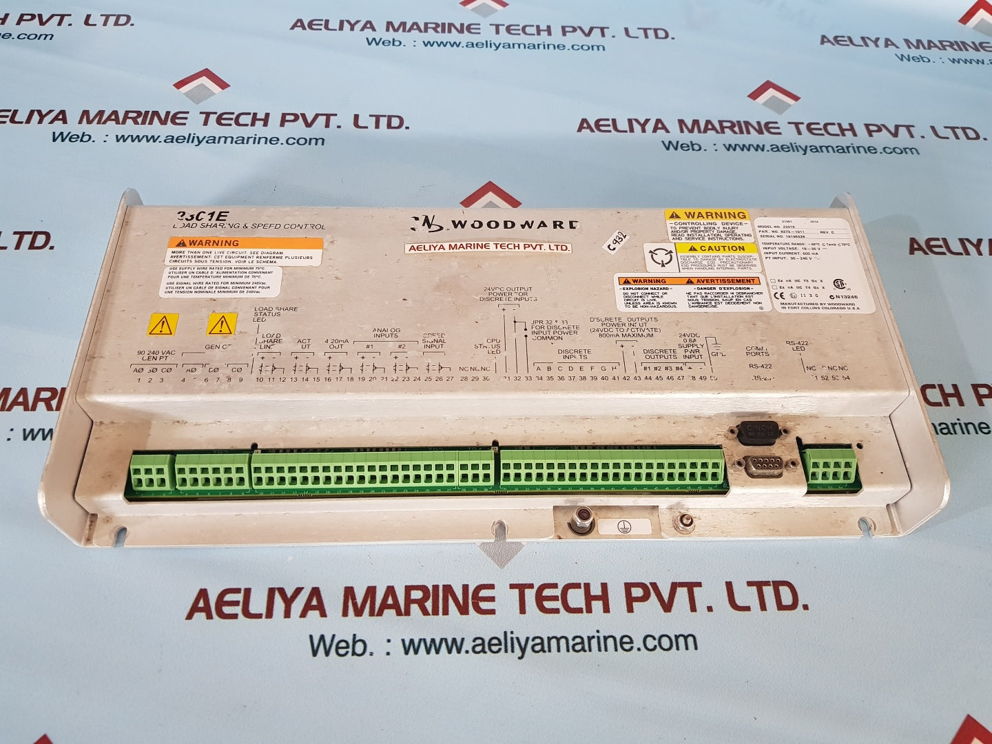 Woodward 2301e load sharing & speed control 8273-1011 rev. c – Aeliya ...