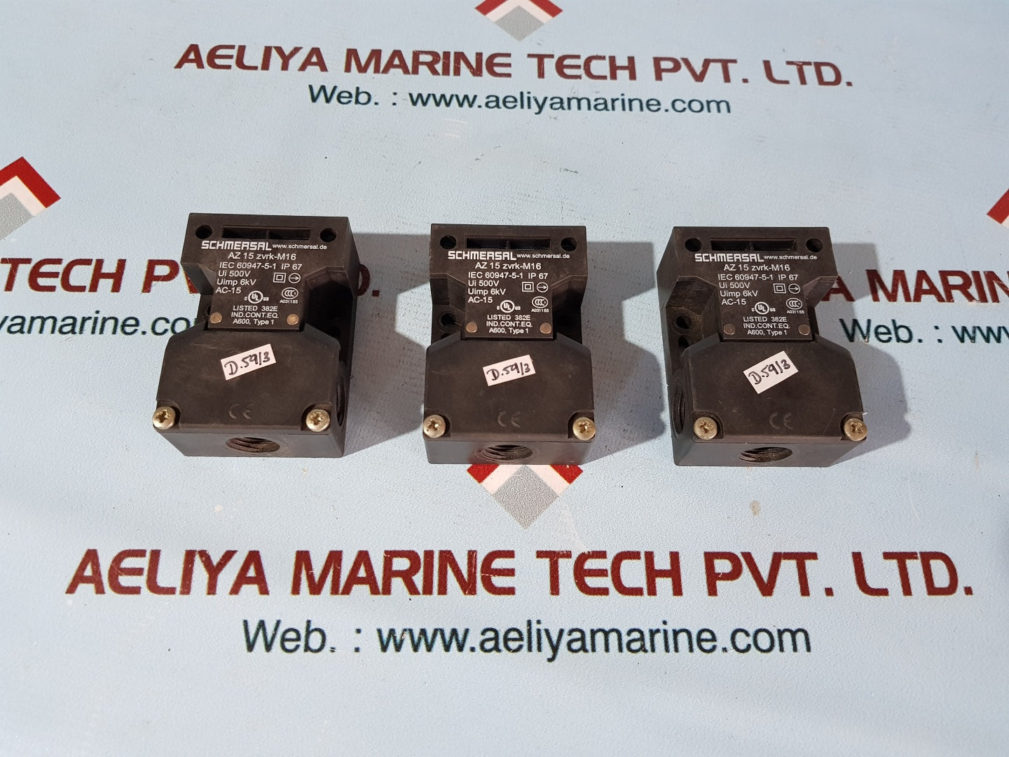 Schmersal az 15 zvrk-m16 interlock safety switch – Aeliya Marine Tech®