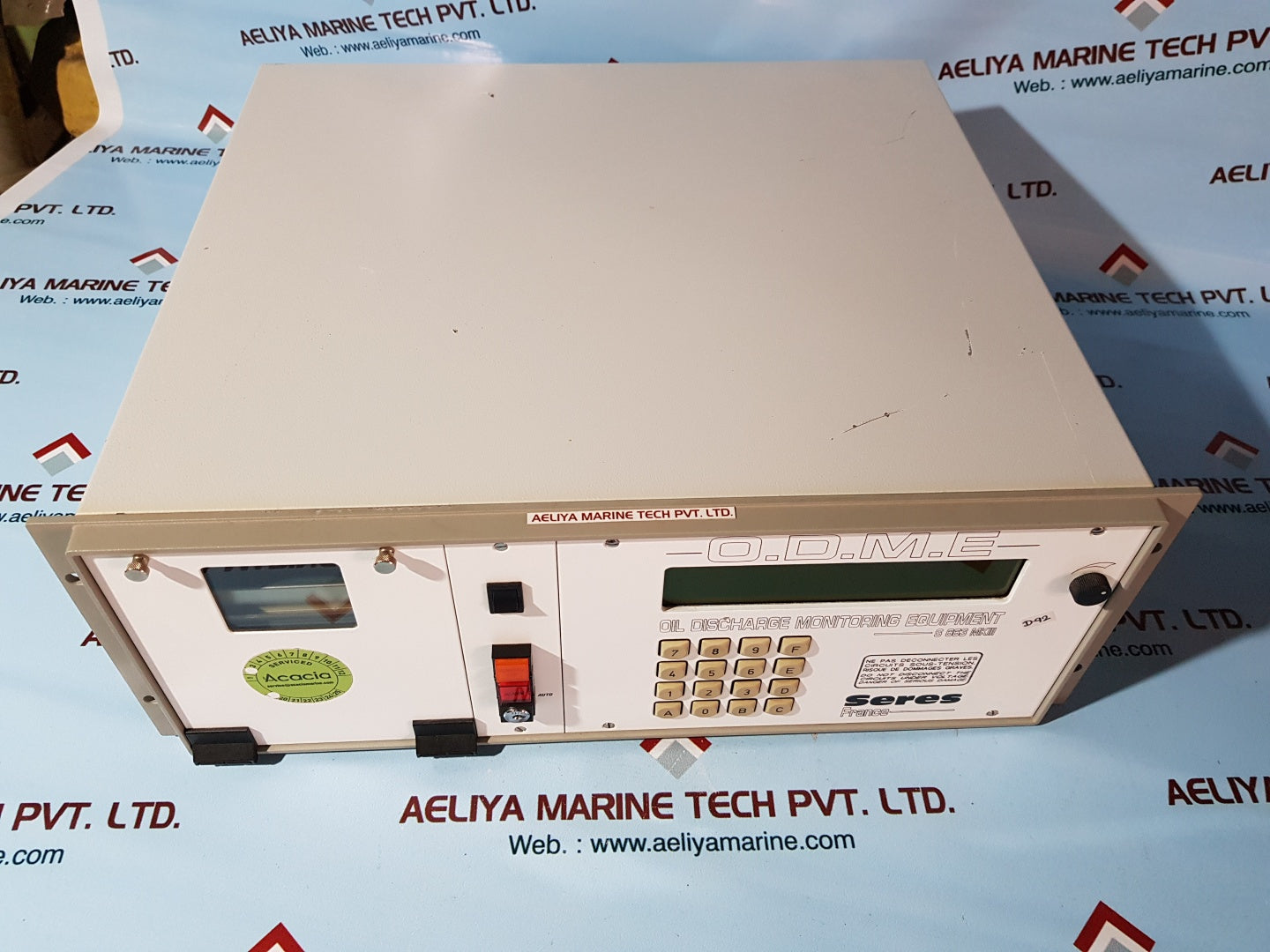Seres odme s663 mkIII oil discharge monitoring unit – Aeliya Marine Tech®
