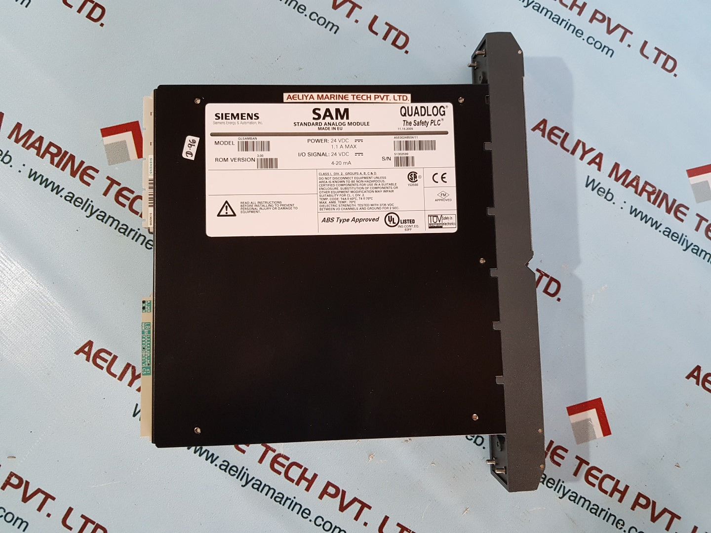 Siemens qlsamban sam quadlog standard analog module – Aeliya Marine Tech®