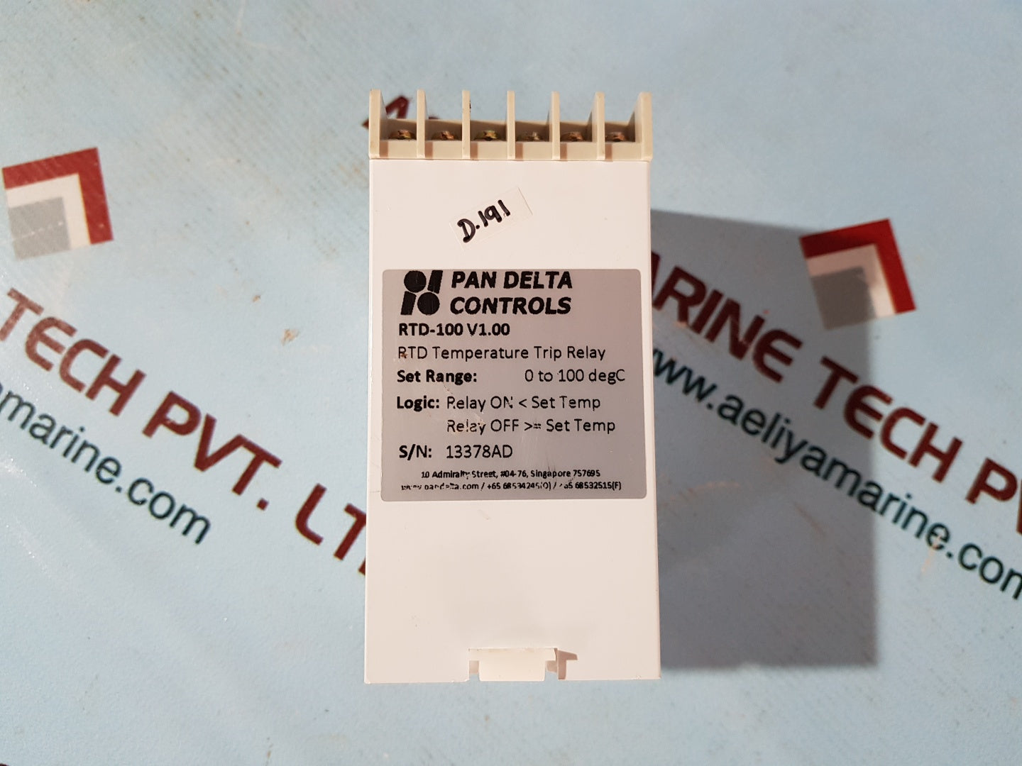Pan delta rtd-100 v1.00 rtd temperature trip relay – Aeliya Marine Tech®