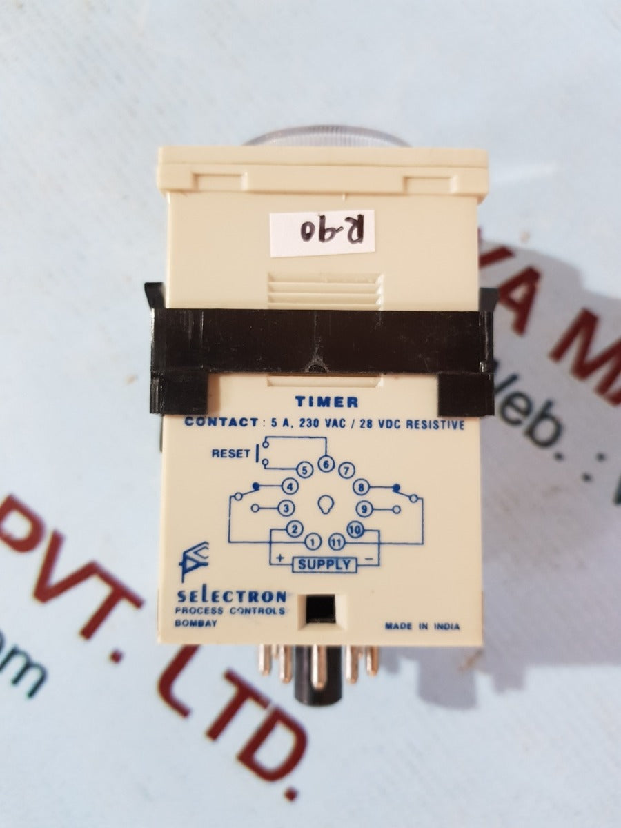 Selectron 55-u P11-2 Timer Relay 24 To 230Vac/Dc – Aeliya Marine Tech