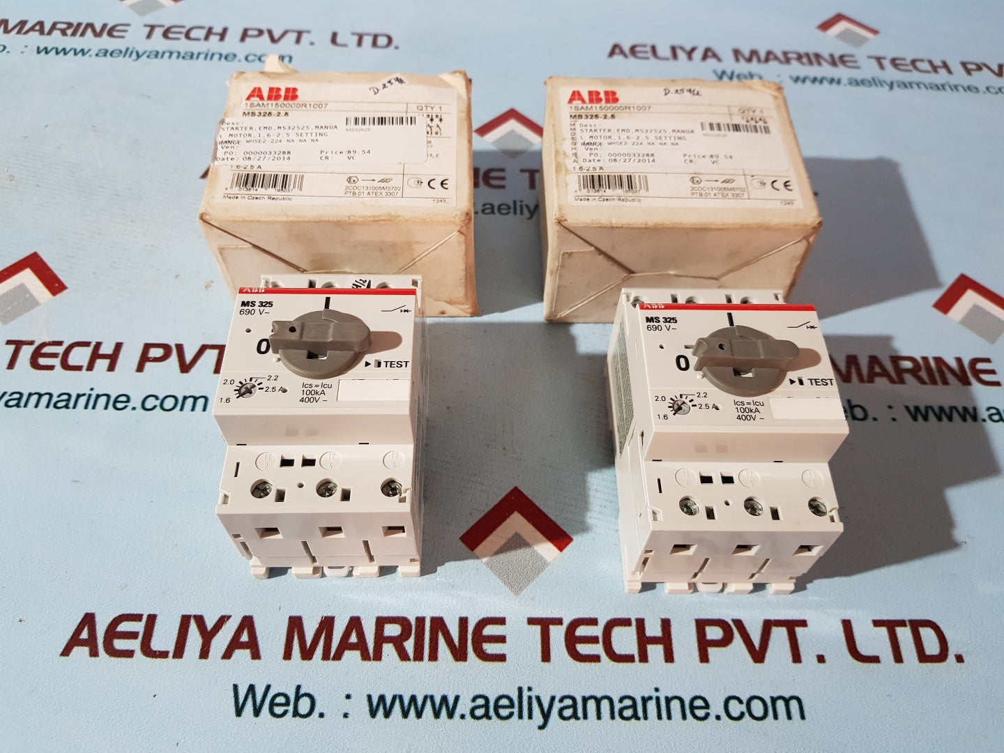 Abb ms325-2.5 manual motor starter 1.6-2.5a – Aeliya Marine Tech