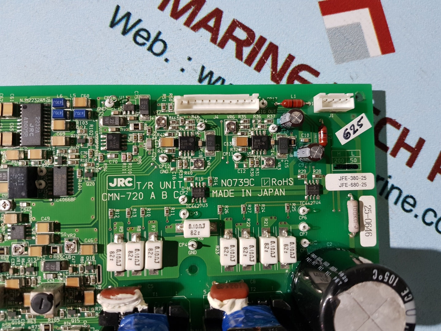 JRC cmn-720 pcb board n0739c – Aeliya Marine Tech