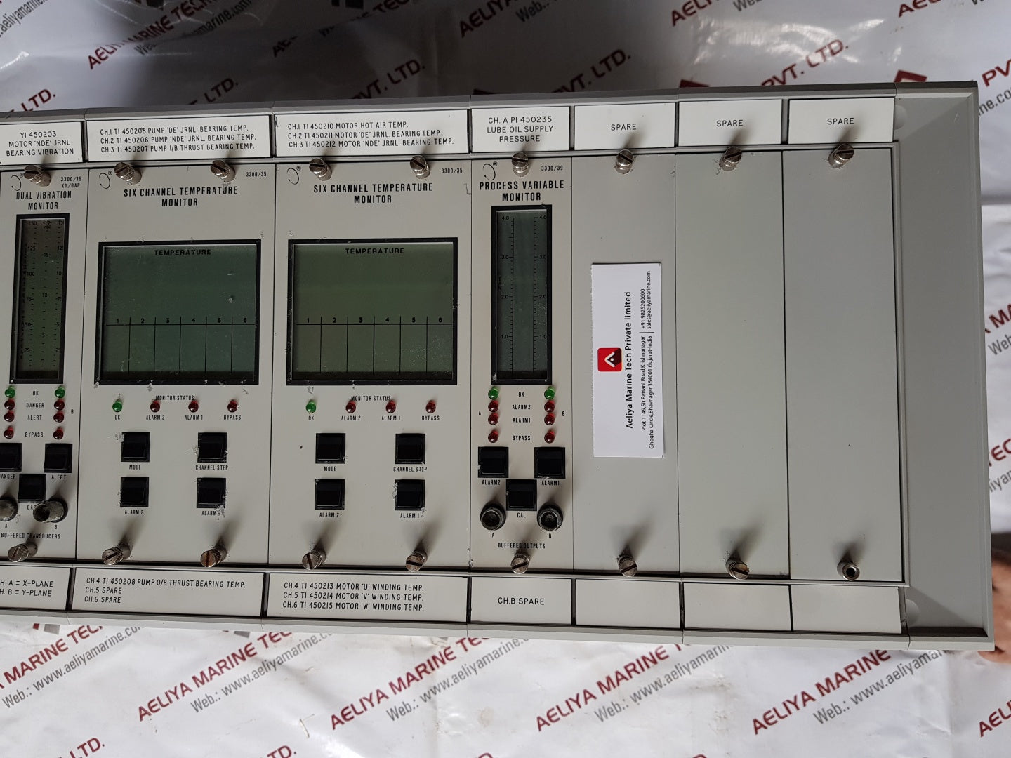 Bently nevada 3300 system rack – Aeliya Marine Tech®