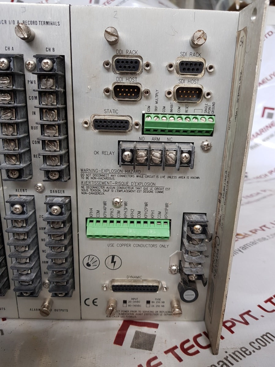 Bently nevada 3300 system rack – Aeliya Marine Tech®