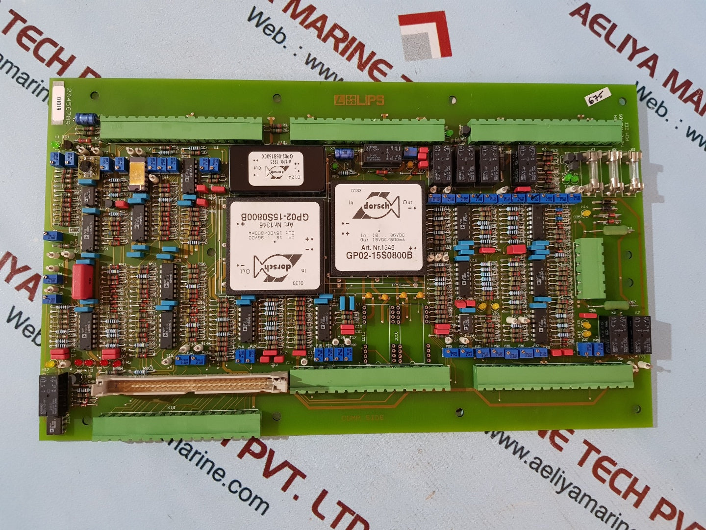 Lips drunen pcm iii 2028040017 pcb card rev.2 – Aeliya Marine Tech