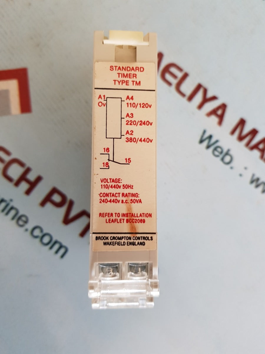 Brook Crompton tm30s star delta timer – Aeliya Marine Tech®