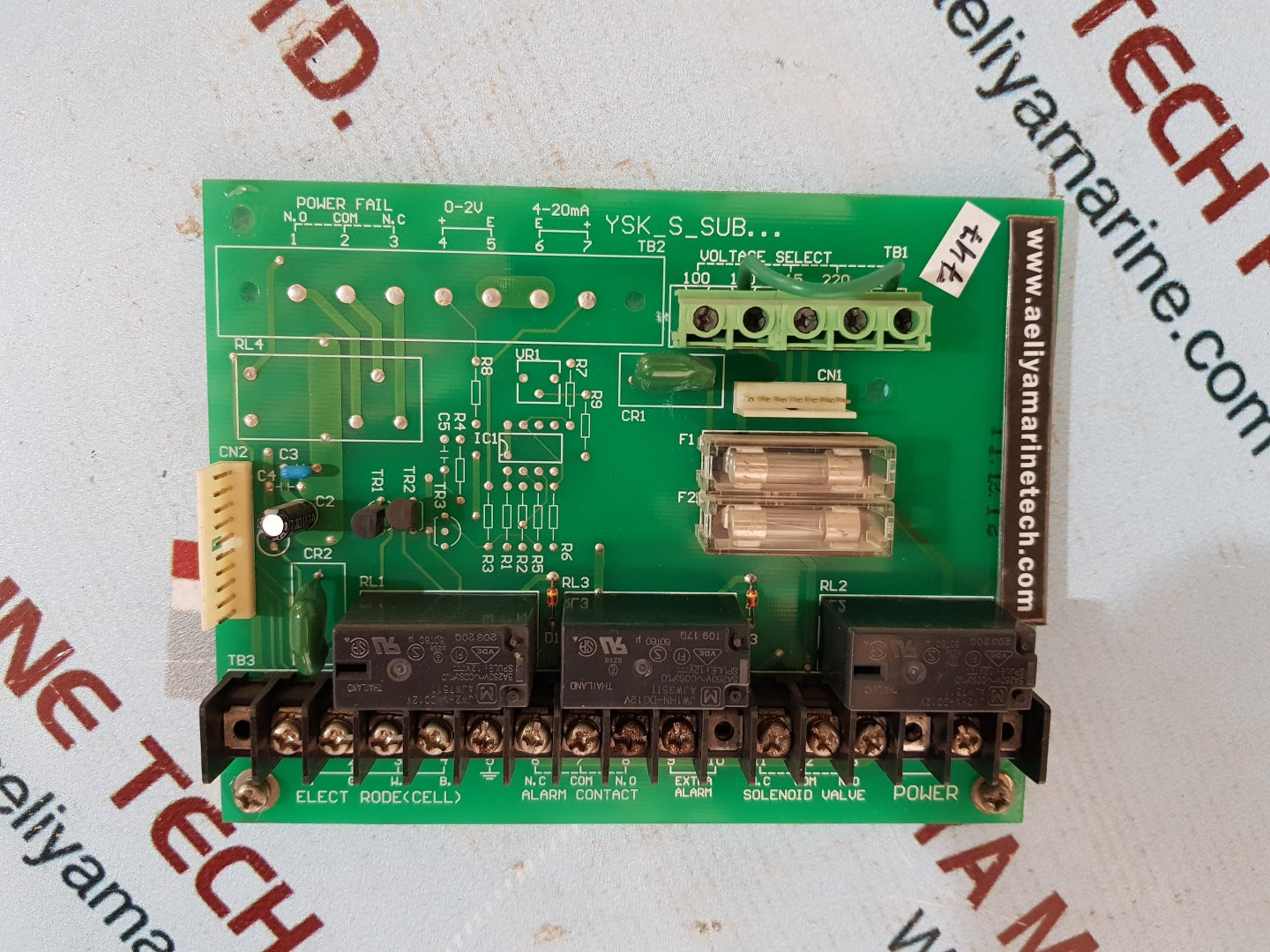 Ysk_S_Sub Pcb Card – Aeliya Marine Tech