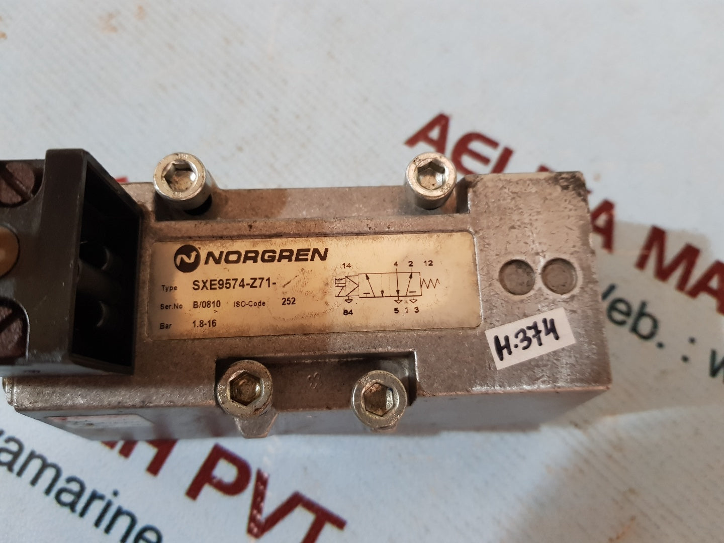 Norgren sxe9574-z71 solenoid valve – Aeliya Marine Tech®