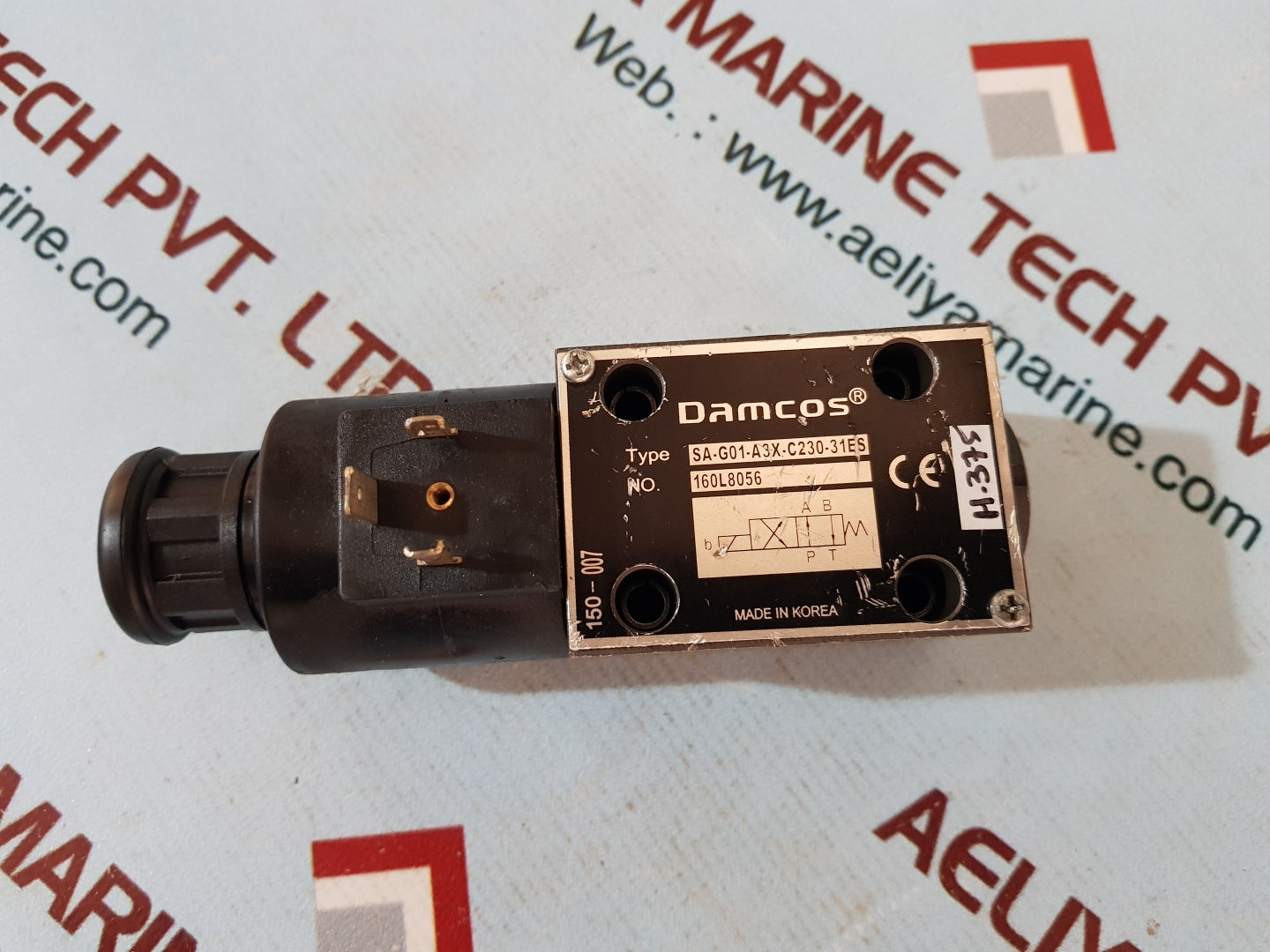 Damcos sa-g01-a3x-c230-31es solenoid valve – Aeliya Marine Tech