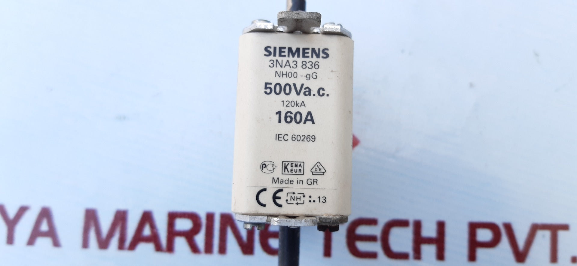 Siemens 3Na3 836 Fuse 500V 160A – Aeliya Marine Tech