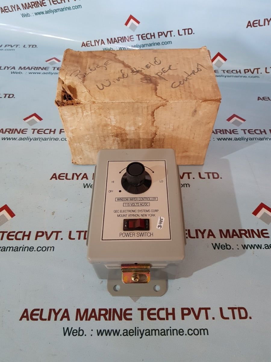 Gec electronic window wiper controller 115v ac/dc – Aeliya Marine Tech