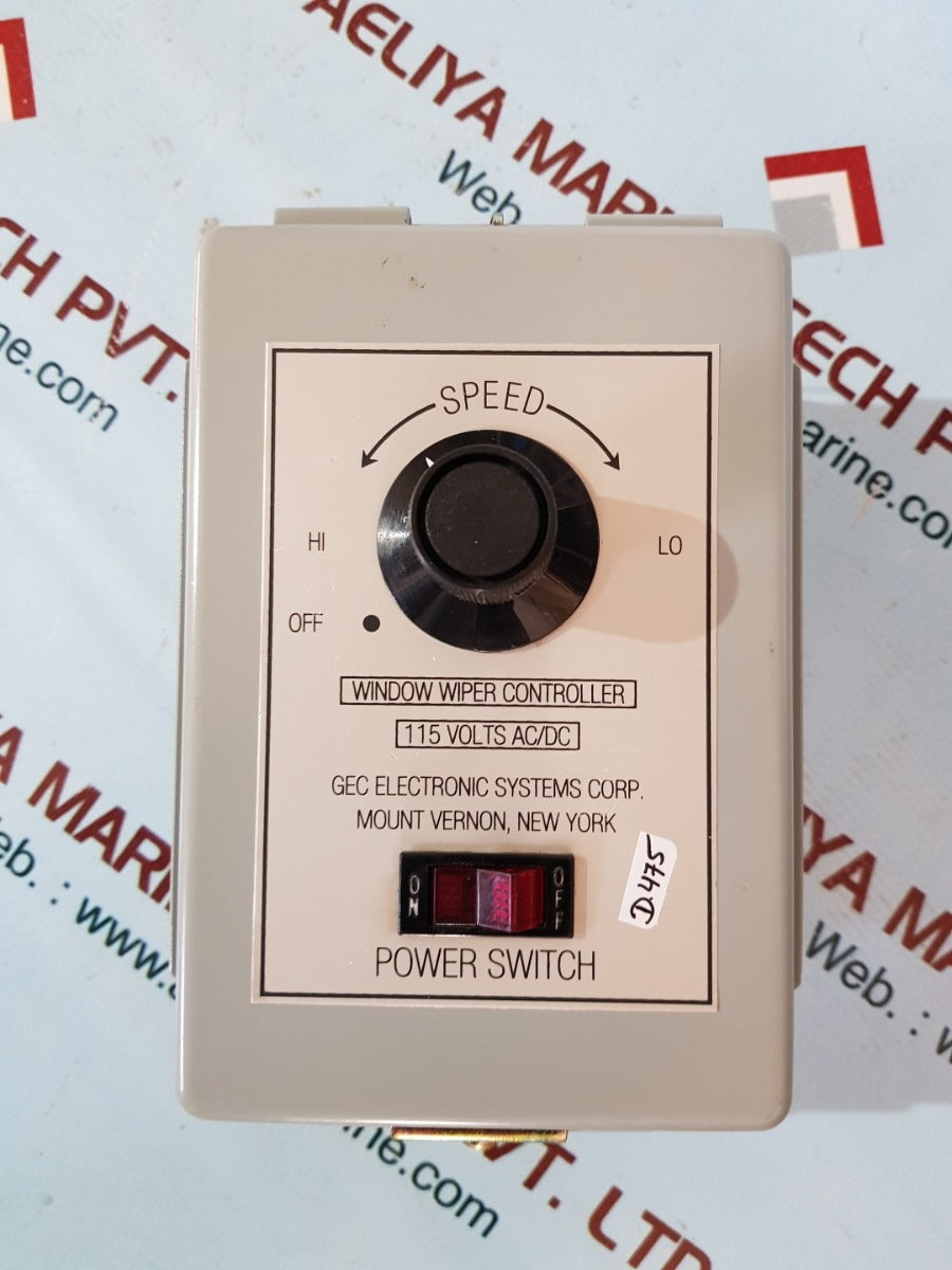 Gec electronic window wiper controller 115v ac/dc – Aeliya Marine Tech