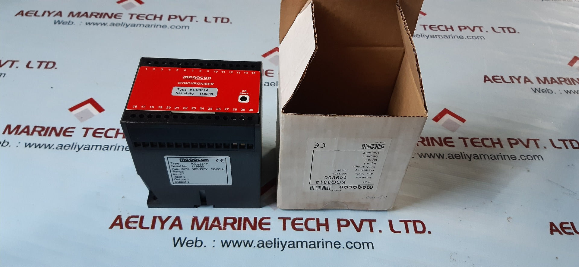 Megacon kcq331a synchroniser relay 100/120v 50/60 hz – Aeliya Marine Tech