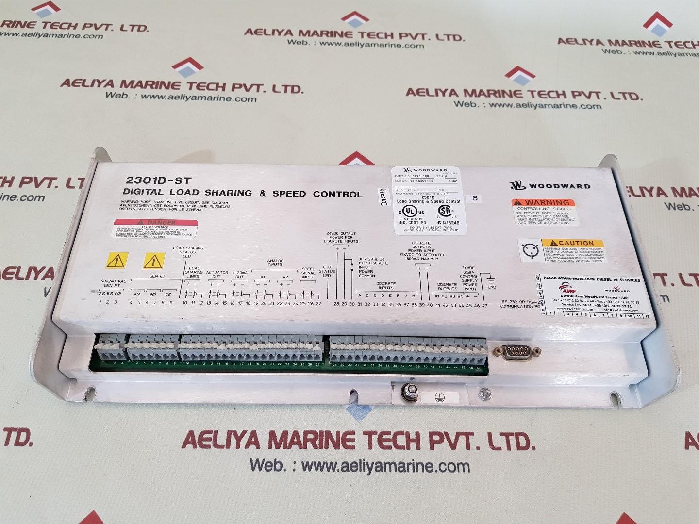 Woodward 8273-128 2301d load sharing & speed control rev.M – Aeliya ...