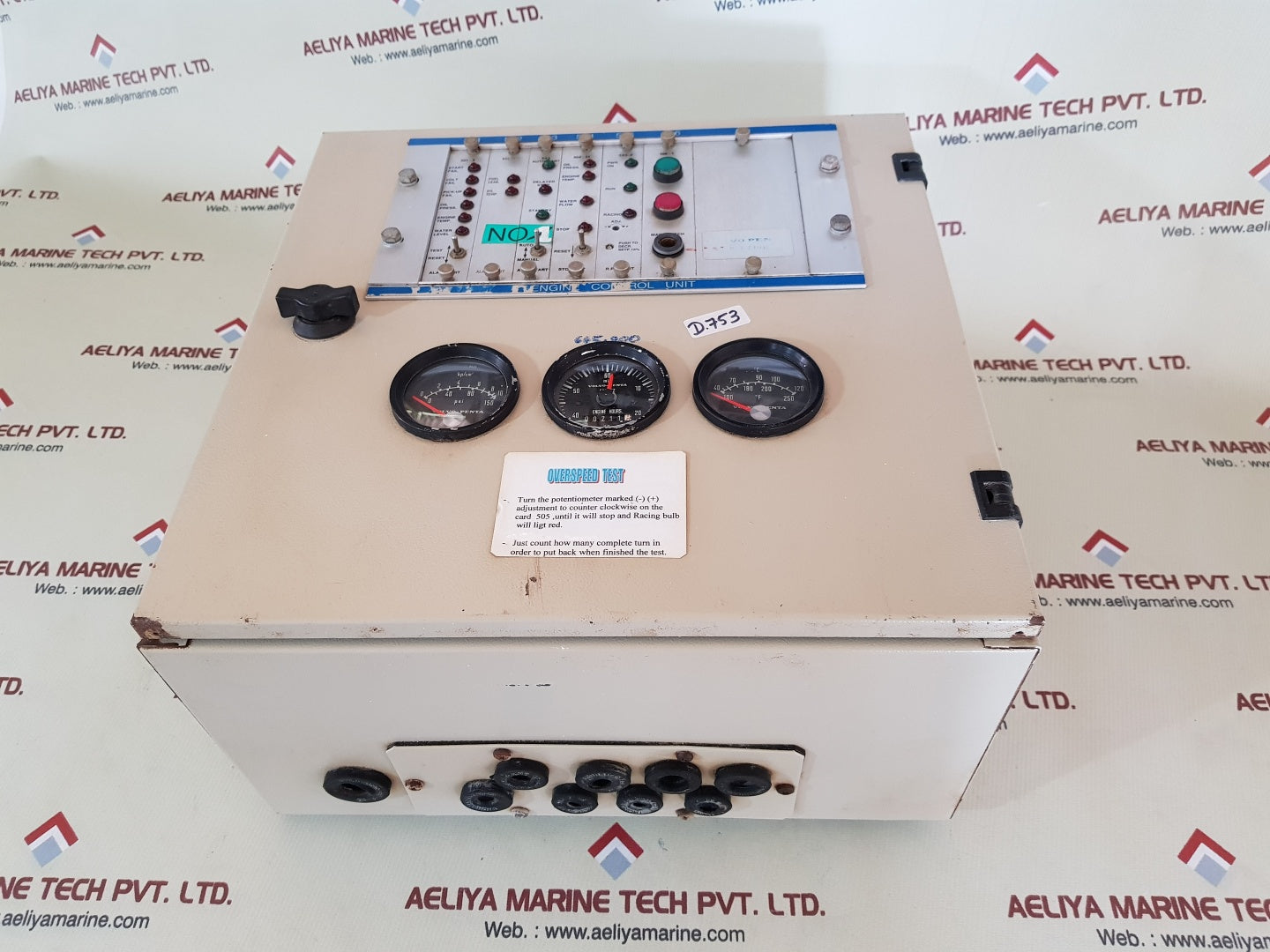 Volvo-Penta engine control unit – Aeliya Marine Tech