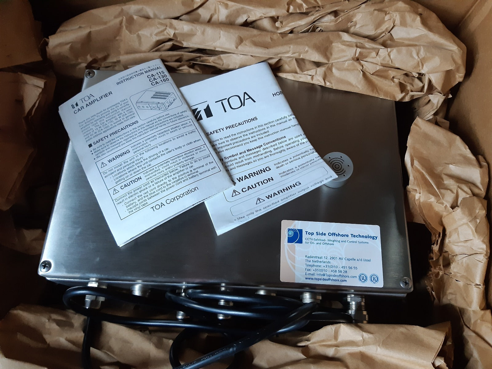 Toa ca-160,ca-115,ca-130 car amplifier – Aeliya Marine Tech