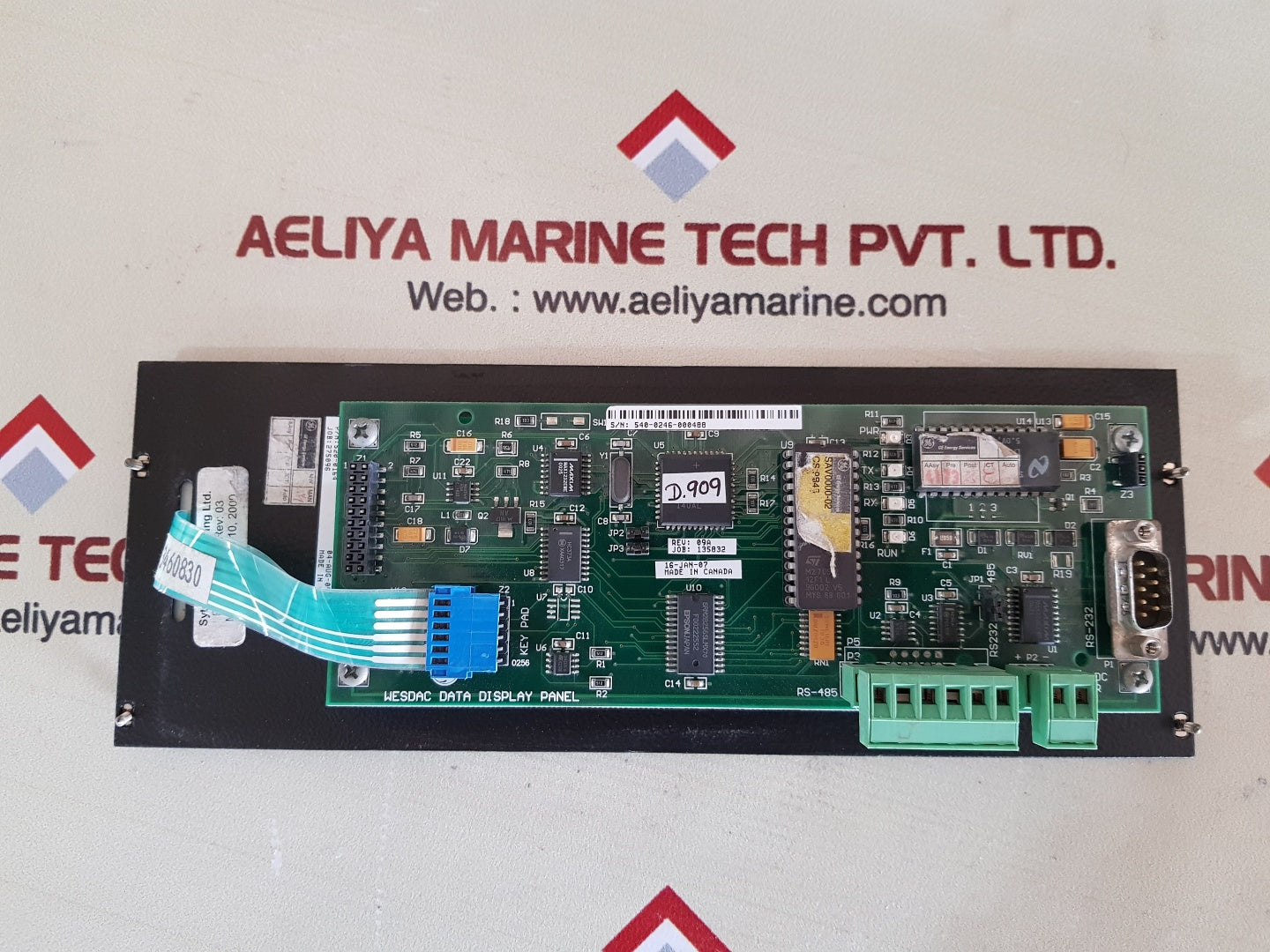 Ge energy wesdac data display panel – Aeliya Marine Tech