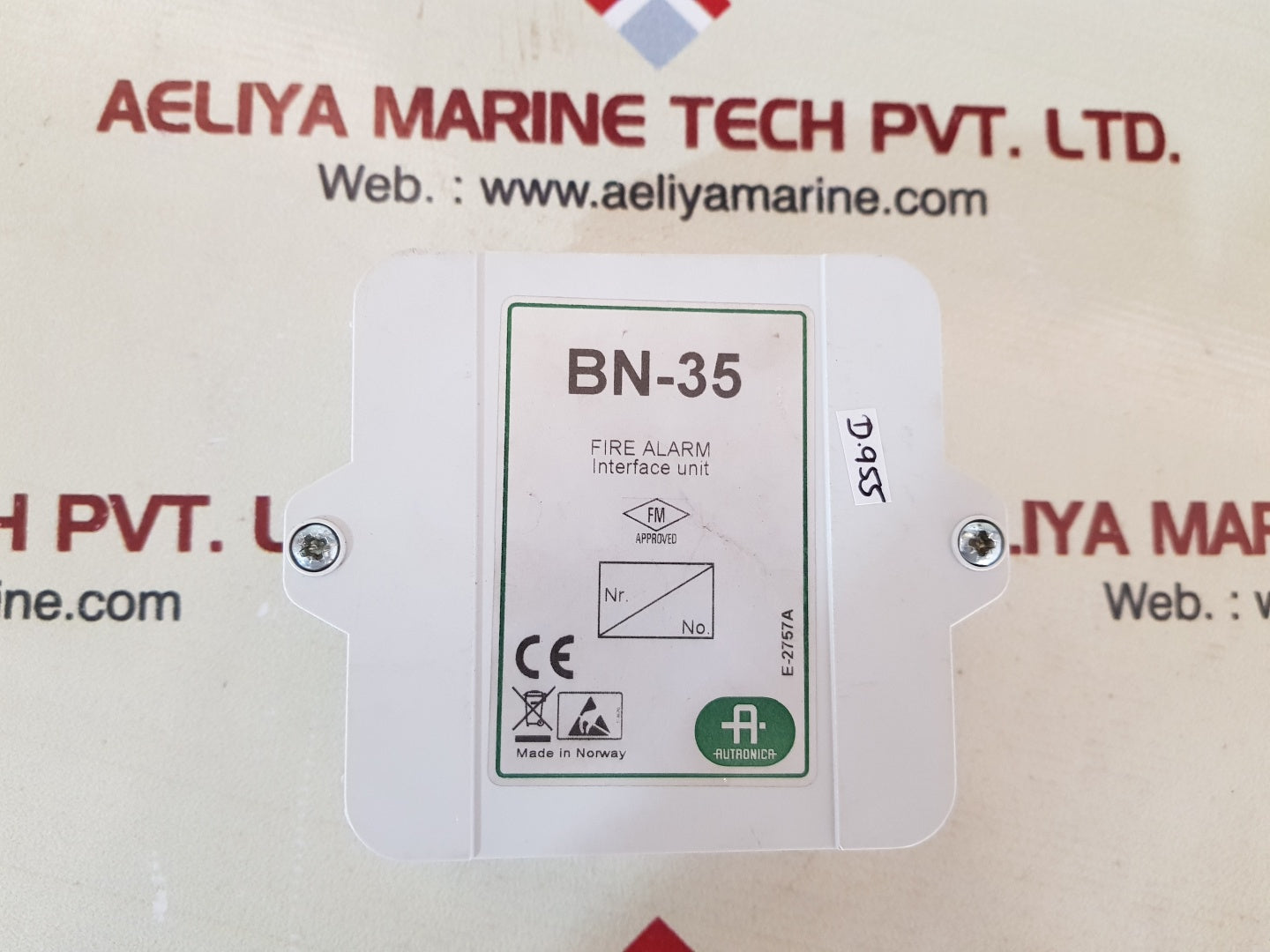 Autronica bn-35 fire alarm interface unit – Aeliya Marine Tech