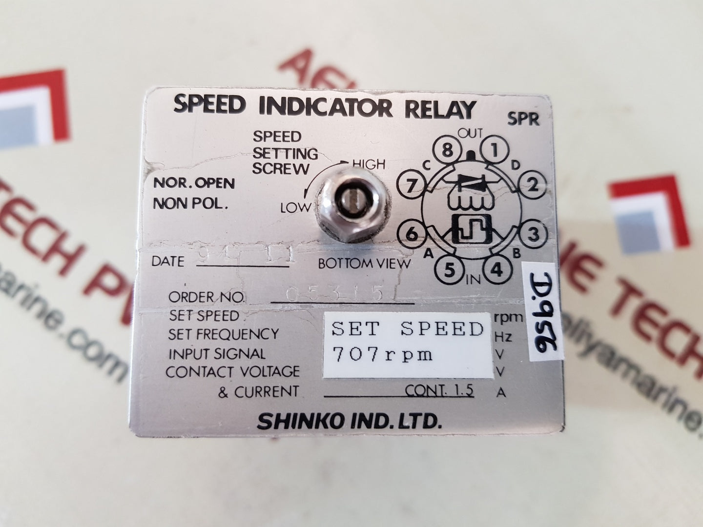 Shinko Speed Indicator Relay 707Rpm – Aeliya Marine Tech