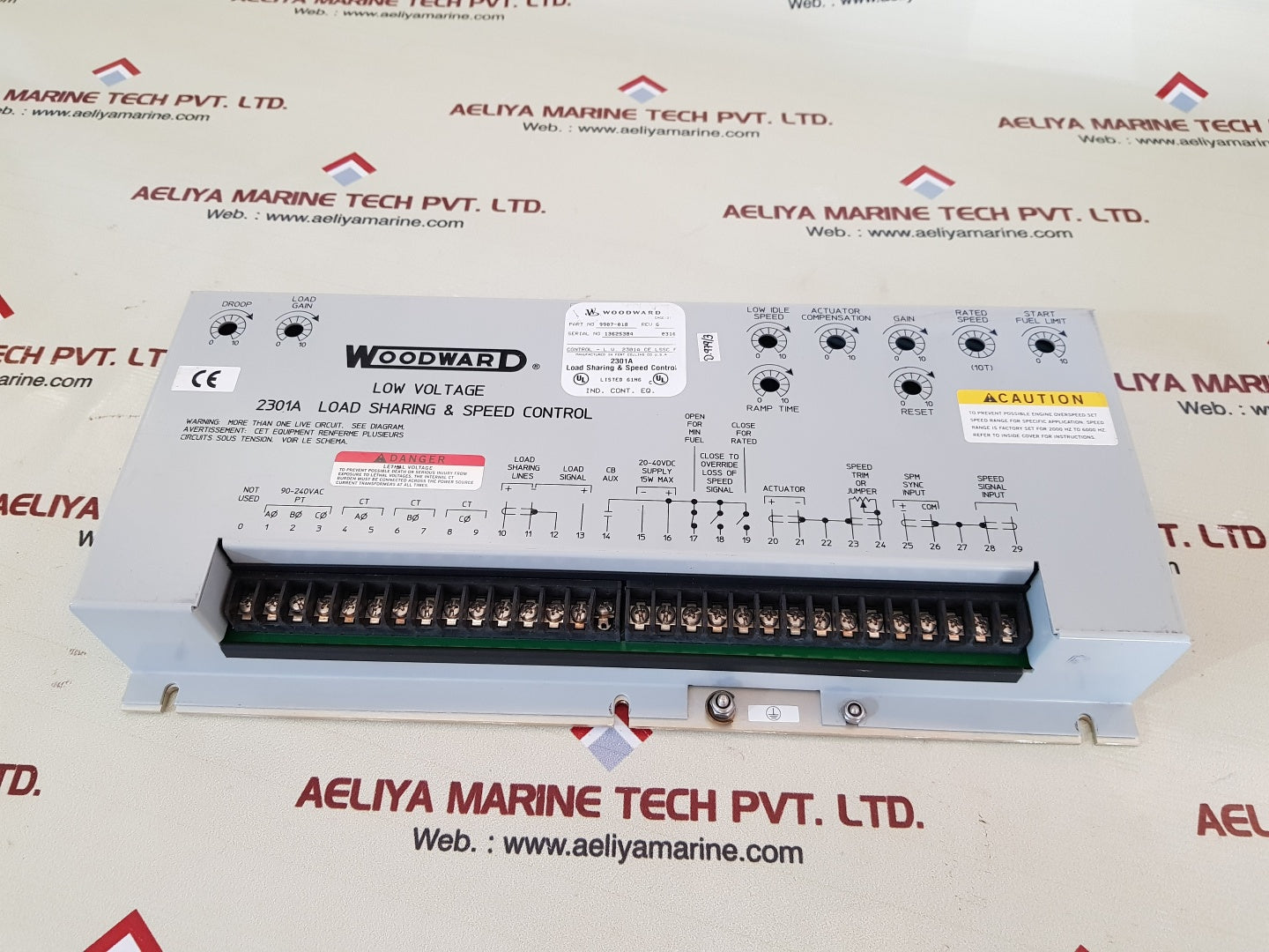 Woodward 9907-018 low voltage 2301a load sharing & speed control rev.G ...