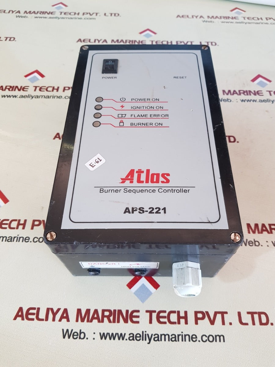 Atlas aps-221 burner sequence controller – Aeliya Marine Tech