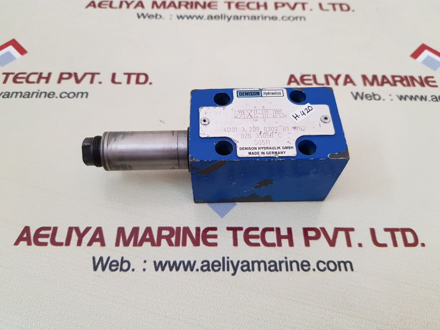 Denison hydraulics 4d01 3 208 0302 b1 w02 solenoid valve 026 35050 c ...