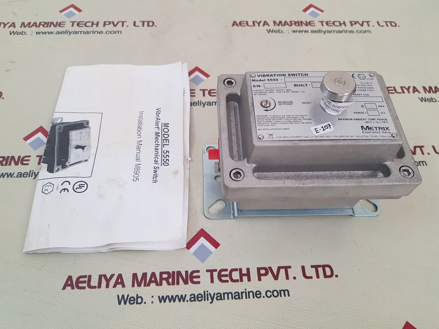 Metrix 5550-321-010 vibration switch – Aeliya Marine Tech