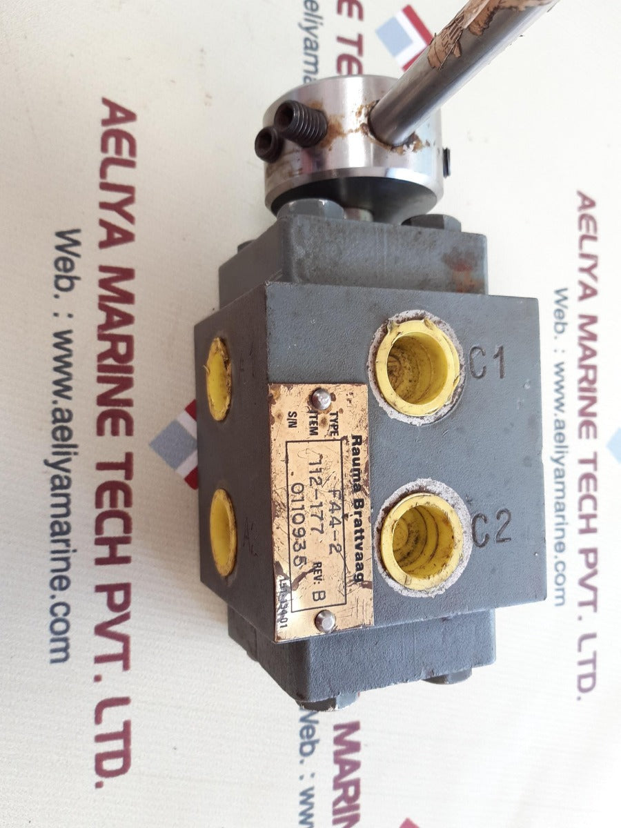 Rauma brattvaag f44-2 valve rev.B – Aeliya Marine Tech®
