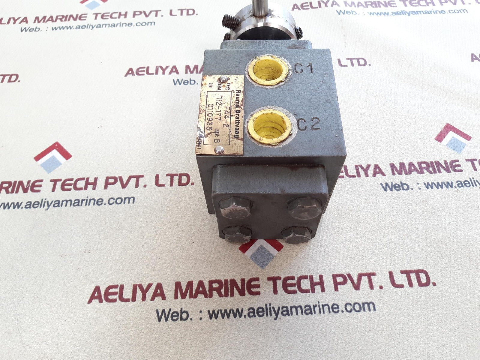 Rauma brattvaag f44-2 valve rev.B – Aeliya Marine Tech®