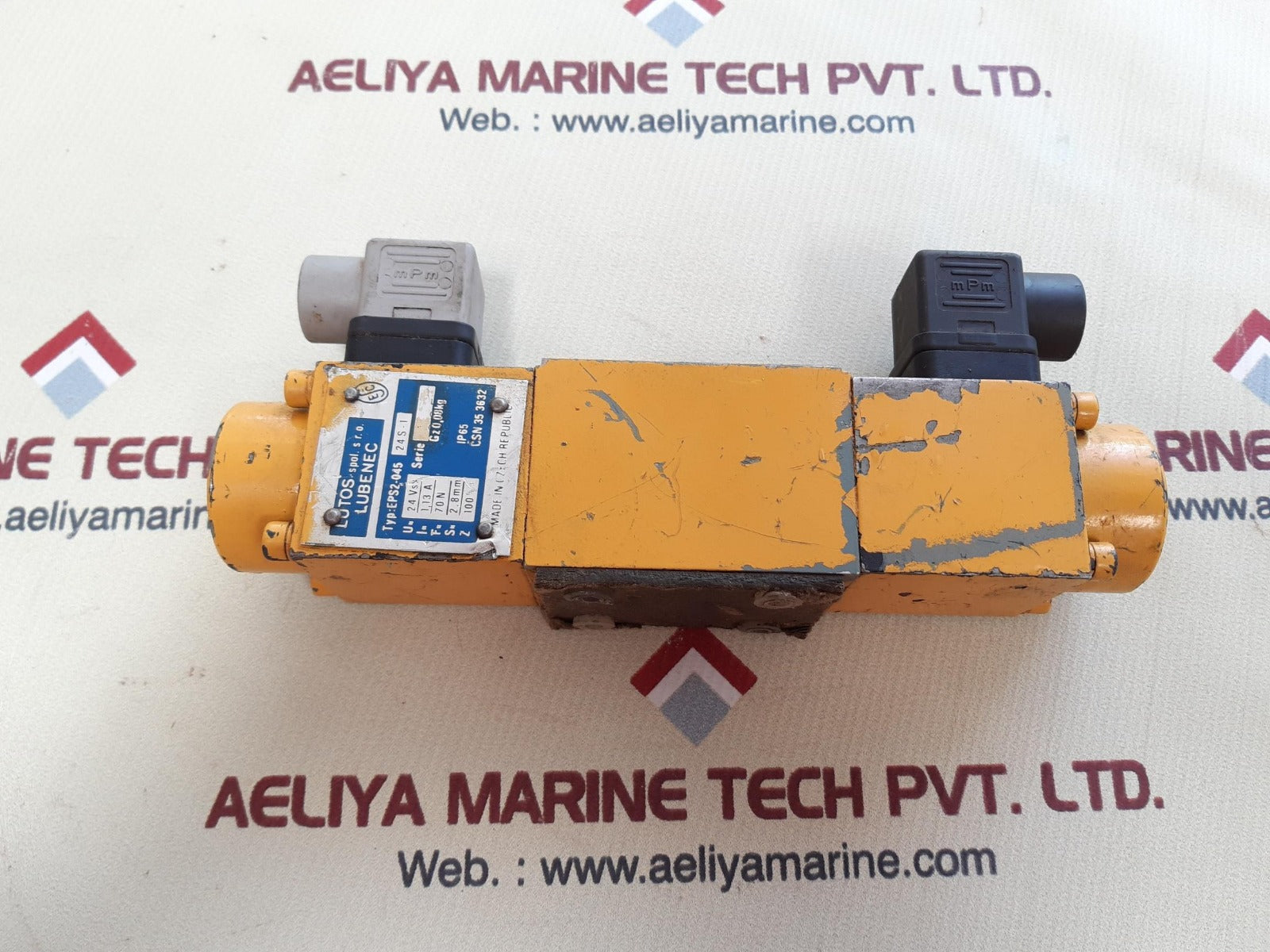 Hydranor kongsberg rse2-063y11/024s-1 hydraulic valve – Aeliya Marine Tech
