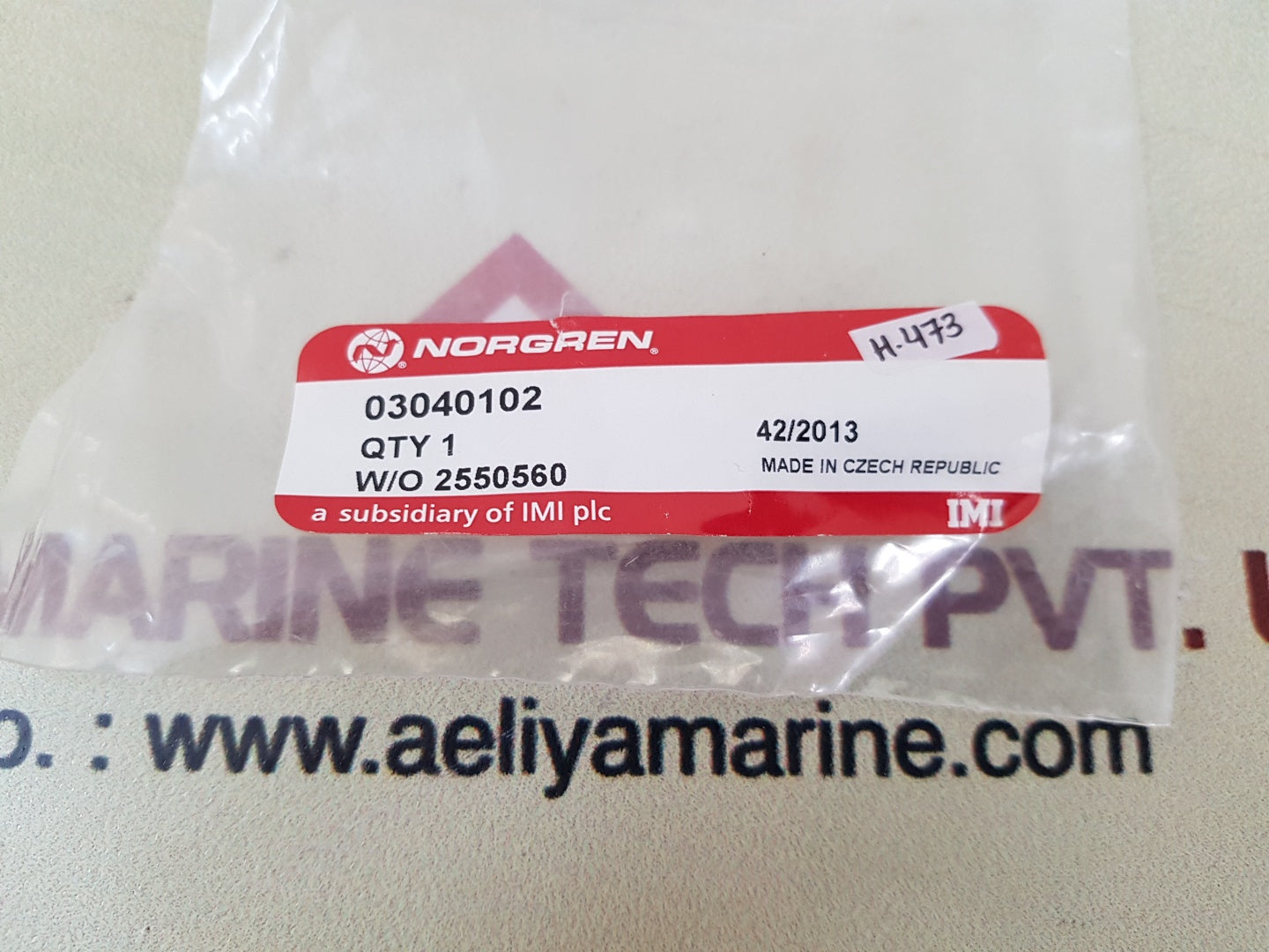 Norgren 03040102 3/2-way air pilot operated pneumatic directional valve ...