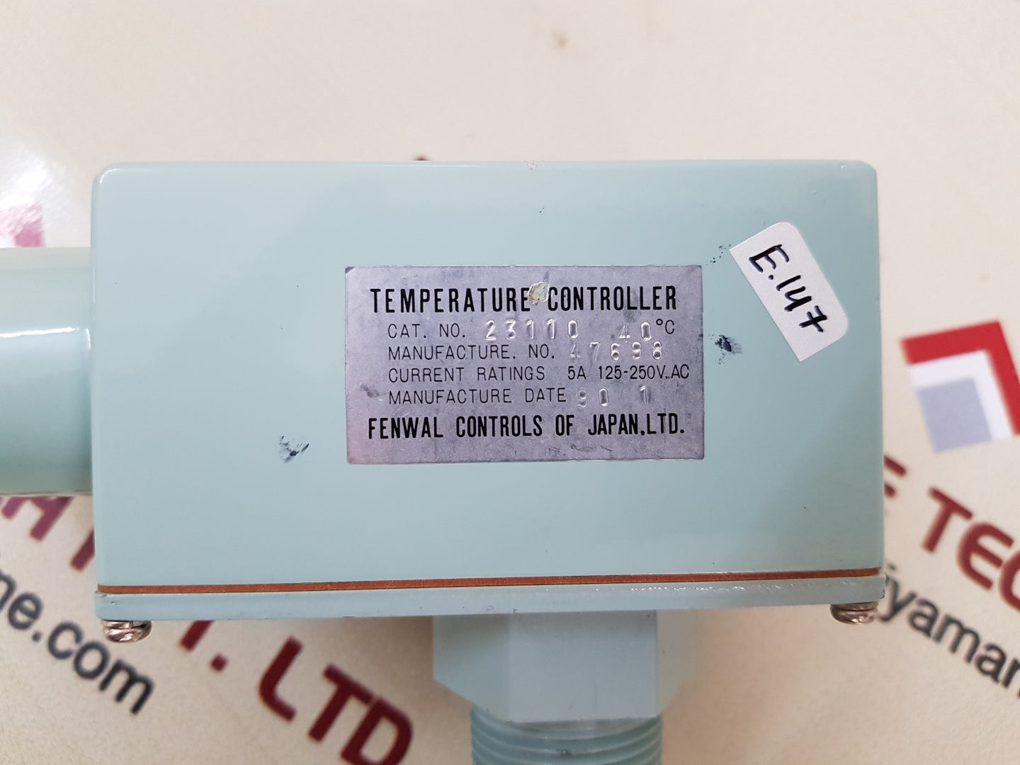 Fenwal controls 23110 40'c temperature controller 5a 125-250vac ...