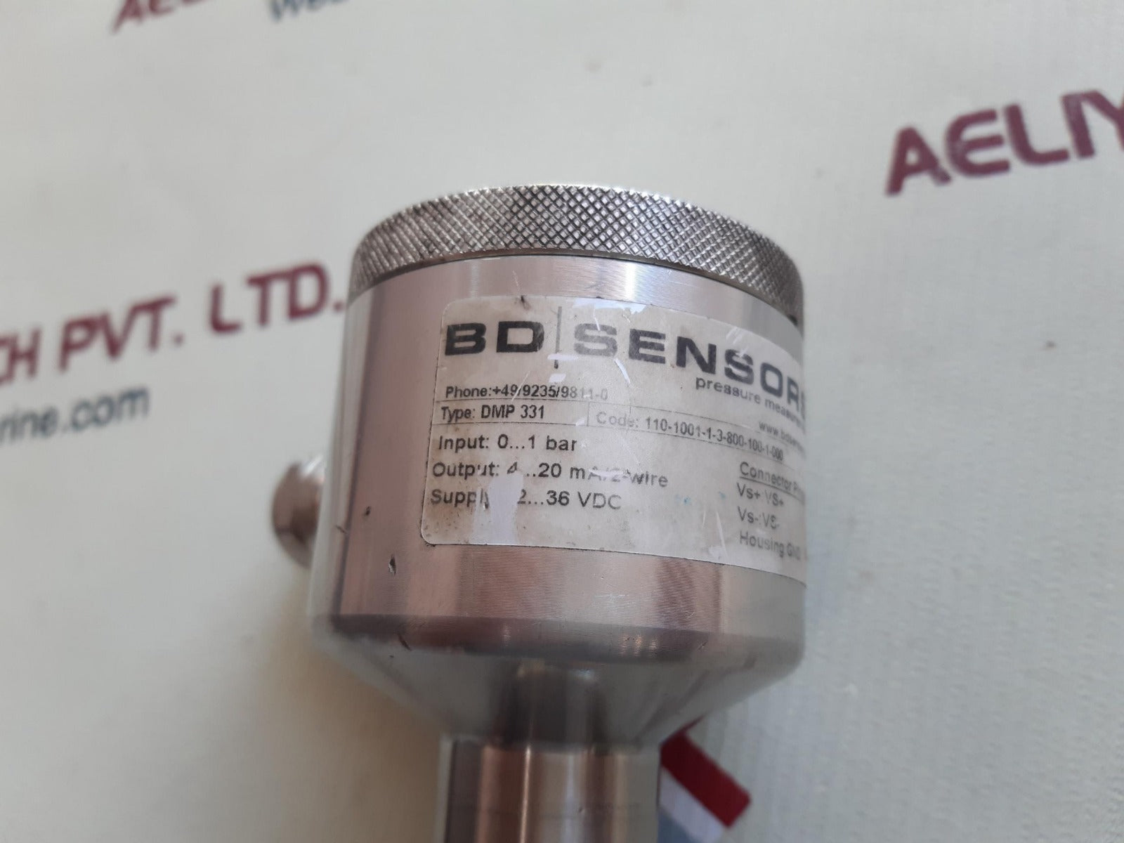 Bd sensors dmp 331 pressure transmitter 12-36vdc – Aeliya Marine Tech®