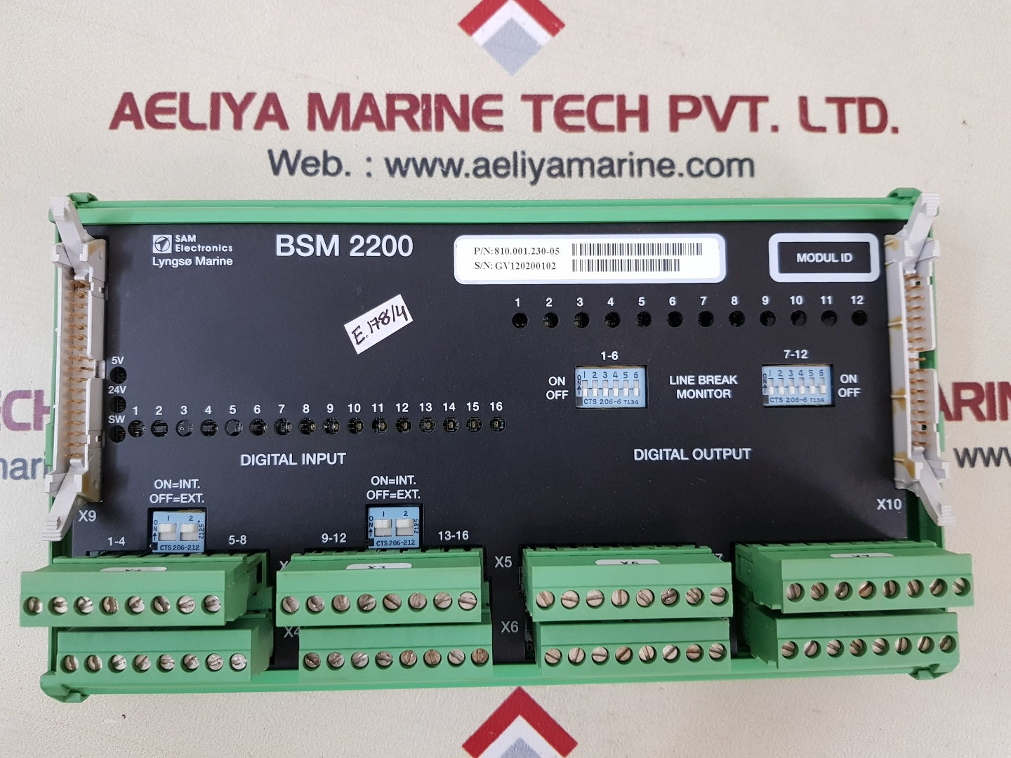 Sam electronics/lyngso marine bsm 2200 module 810.001.230-05 bsm 2200 ...