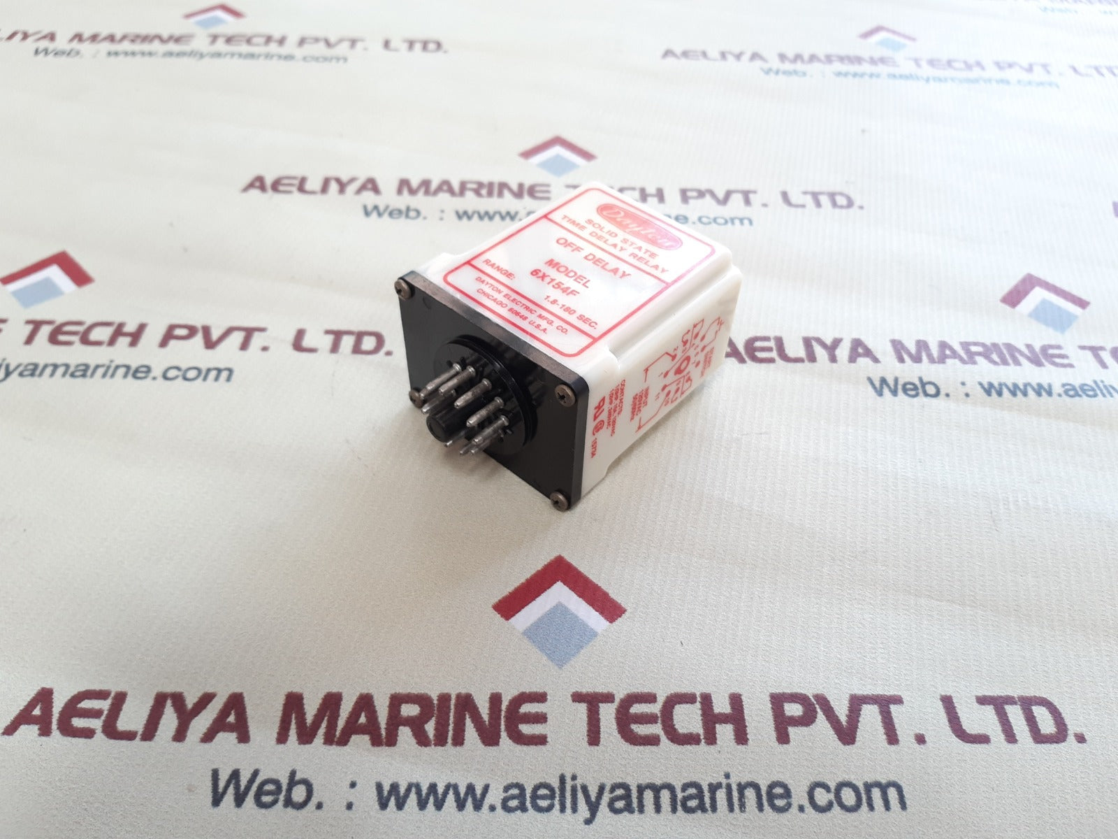 Dayton 6×154f solid state time delay relay – Aeliya Marine Tech